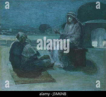 This painting by Henry Ossawa Tanner, titled 'Judas Covenanting with ...