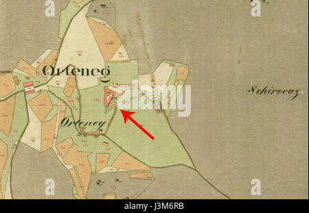 Grad Ortnek v katastru Stock Photo - Alamy