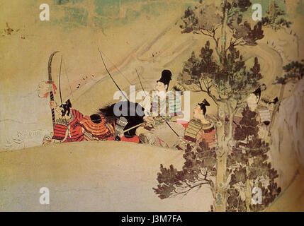 The Heiji Monogatari Emaki is a Japanese narrative painting scroll ...
