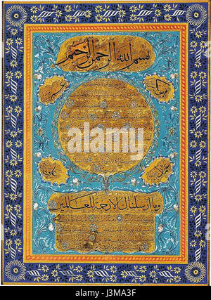 *Hilye-i-Serif* is a term used in Islamic calligraphy, referring to a ...