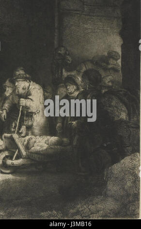 The 'Hundred Guilder Print Part 2' by Rembrandt, known for its ...