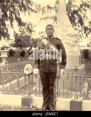 George Tupou II in uniform Stock Photo - Alamy