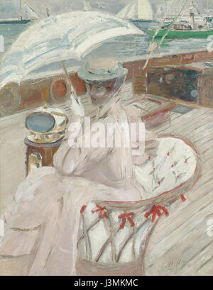 Helleu - Madame Helleu SurSonYachtLetoile Stock Photo - Alamy