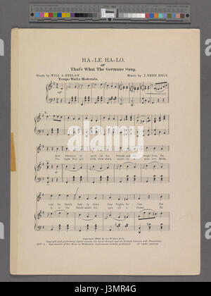 Ha le ha lo or that's what the German's sang (NYPL Hades 1926815 ...