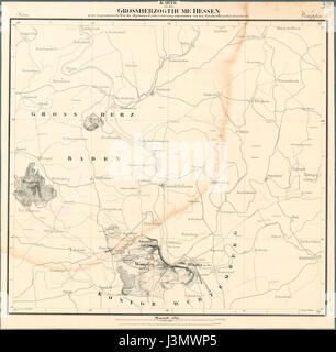This map details the geographical divisions of the Duchy of Bavaria ...
