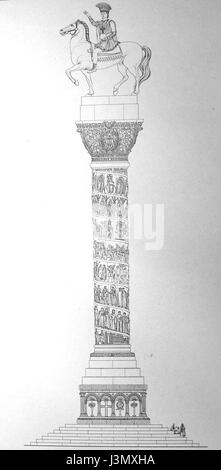 Gurlitt Justinian column Stock Photo - Alamy