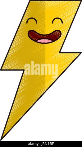 thunder ray kawaii character Stock Vector Image & Art - Alamy
