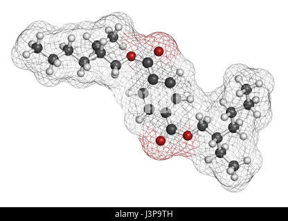 Dioctyl terephthalate (DOTP, DEHT) plasticizer molecule. Phthalate ...