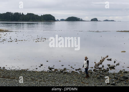 Beach in Sitka Alaska Stock Photo - Alamy