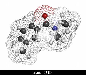 DEET (diethyltoluamide, N,N-Diethyl-meta-toluamide) insect repellent ...
