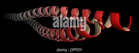 Keratin intermediate filament, chemical structure. Keratin is one of ...