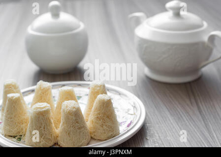A National Tatar dessert - a Talkysh Kaleve Stock Photo - Alamy