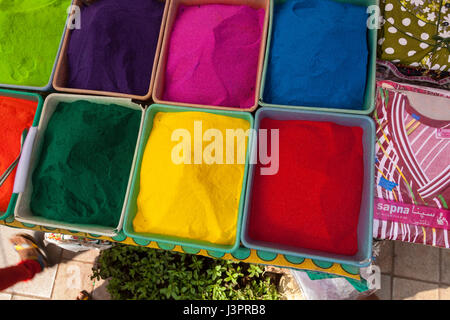 colourful clothing dyes, Mumbai, India Stock Photo - Alamy