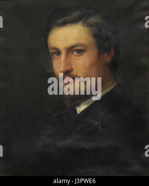 A portrait of Johannes Schmidt by Emil Teschendorff, capturing the ...