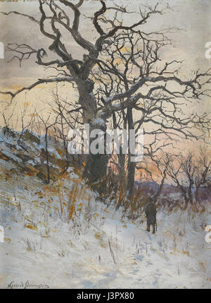 'Den gamla eken' by Karl Konrad Simonsson is an oil painting featuring ...