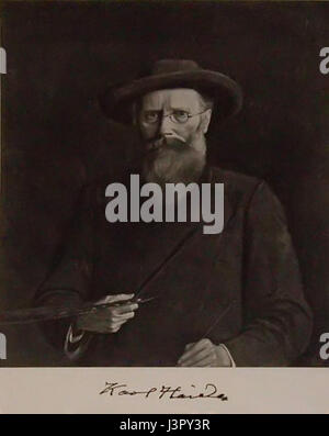Karl Haider - Selbstbildnis 1906 Stock Photo - Alamy