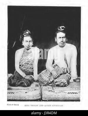 King Thibaw and Queen SupayaLat Stock Photo - Alamy
