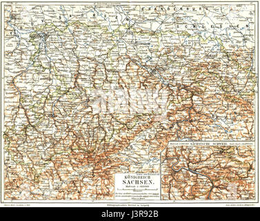 Kingdom of Saxony 1815-1918 Stock Photo - Alamy