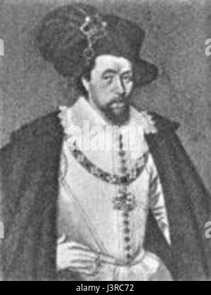 King James I Uniting England and Scotland, 1632-33. Sir Peter Paul ...