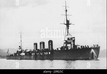 Japanese cruiser Tenryu 1930-31 Stock Photo - Alamy