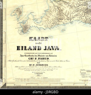 Kaart van het eiland Java Stock Photo - Alamy