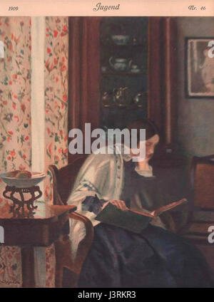 This cover illustration for the German magazine 'Jugend' by Hans von ...