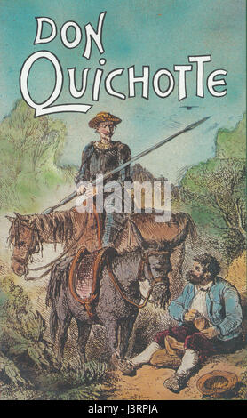 This illustration from 'Don Quixote' depicts a scene from the famous ...
