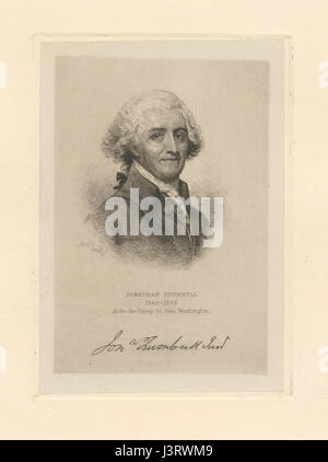 A portrait of Jonathan Trumbull, aide-de-camp to General George ...