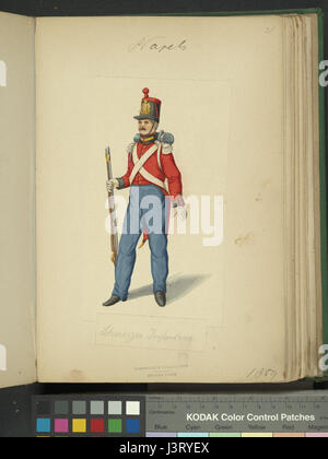 This historical map represents the Kingdom of the Two Sicilies, dated ...