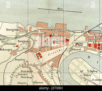 Ila map 1898 Stock Photo - Alamy