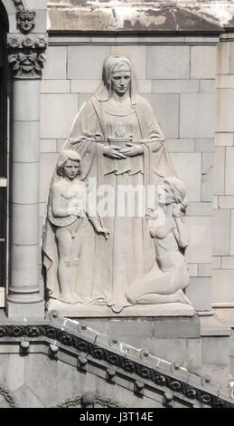 The 'Johnson Burt Fine Arts Facade' represents architectural design ...