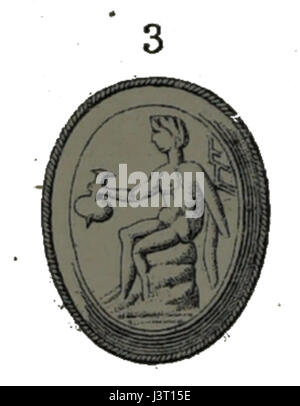 This intaglio, featuring detailed engraving, was likely used to make ...