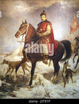 A portrait of Jan Zamoyski, the 16th-century Polish nobleman, magnate ...