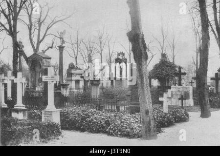 Invalidenfriedhof, located in Grabfeld F, Germany, is a historic ...