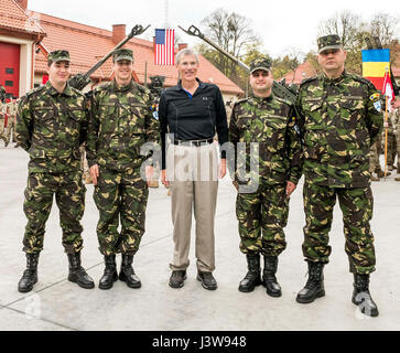 U.S. Army Maj. Capt. Robert Allen Wallace, the officer in charge, and ...