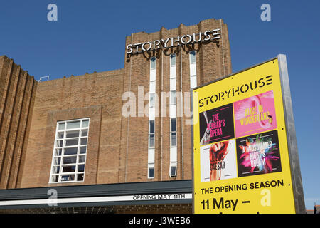 Chester Storyhouse arts venue which includes a theatre cinema and ...