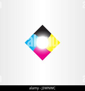 print logo symbol icon cmyk color Stock Vector Image & Art - Alamy