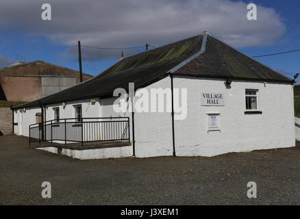 Exterior of Bridge of Cally Village Hall Scotland April 2017 Stock ...