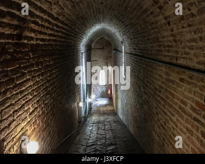 Italy, Ferrara, the Estense castle inside Stock Photo - Alamy