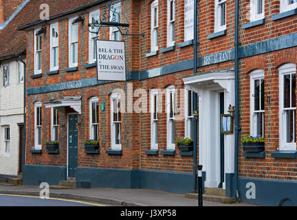 Kingsclere village in Hampshire, United Kingdom atlas map town name ...