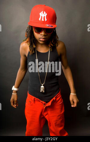 Lil Chuckee of Lil Wayne's Young Money Entertainment exclusive studio ...
