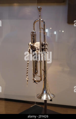 Wayne Jackson's trumpet at The STAX Museum of American Soul music ...