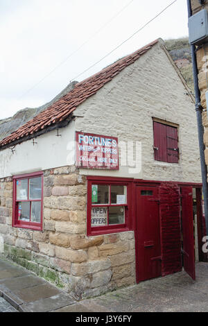Fortune's Kippers Whitby North Yorkshire, England, UK Stock Photo - Alamy