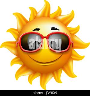Shining Sun. Smiling smiley face Stock Vector Image & Art - Alamy