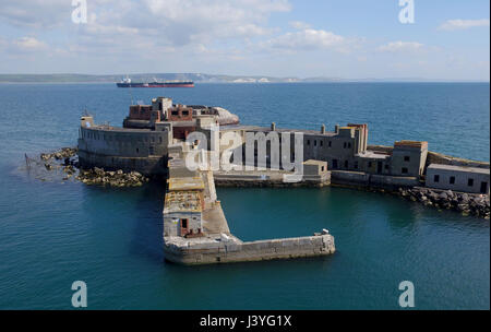 A general view of Breakwater Fort in Portland, Dorset, which is located ...