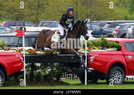 Oliver Townend Cross Country Badminton 060517 Stock Photo - Alamy