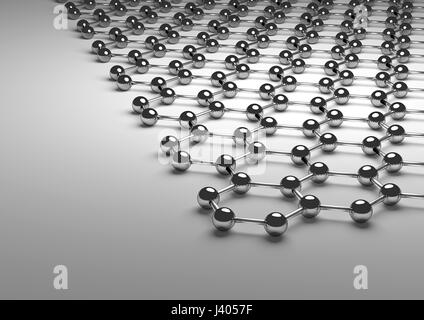 Silver Graphene Surface Stock Photo - Alamy