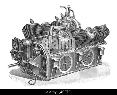 Lamplough's two-stroke engine (Rankin Kennedy, Modern Engines, Vol V ...