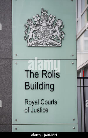 Rolls Building High Court Royal Courts of Justice Stock Photo - Alamy