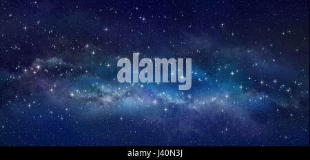 High definition galaxy background, stars and bright light shining in a ...